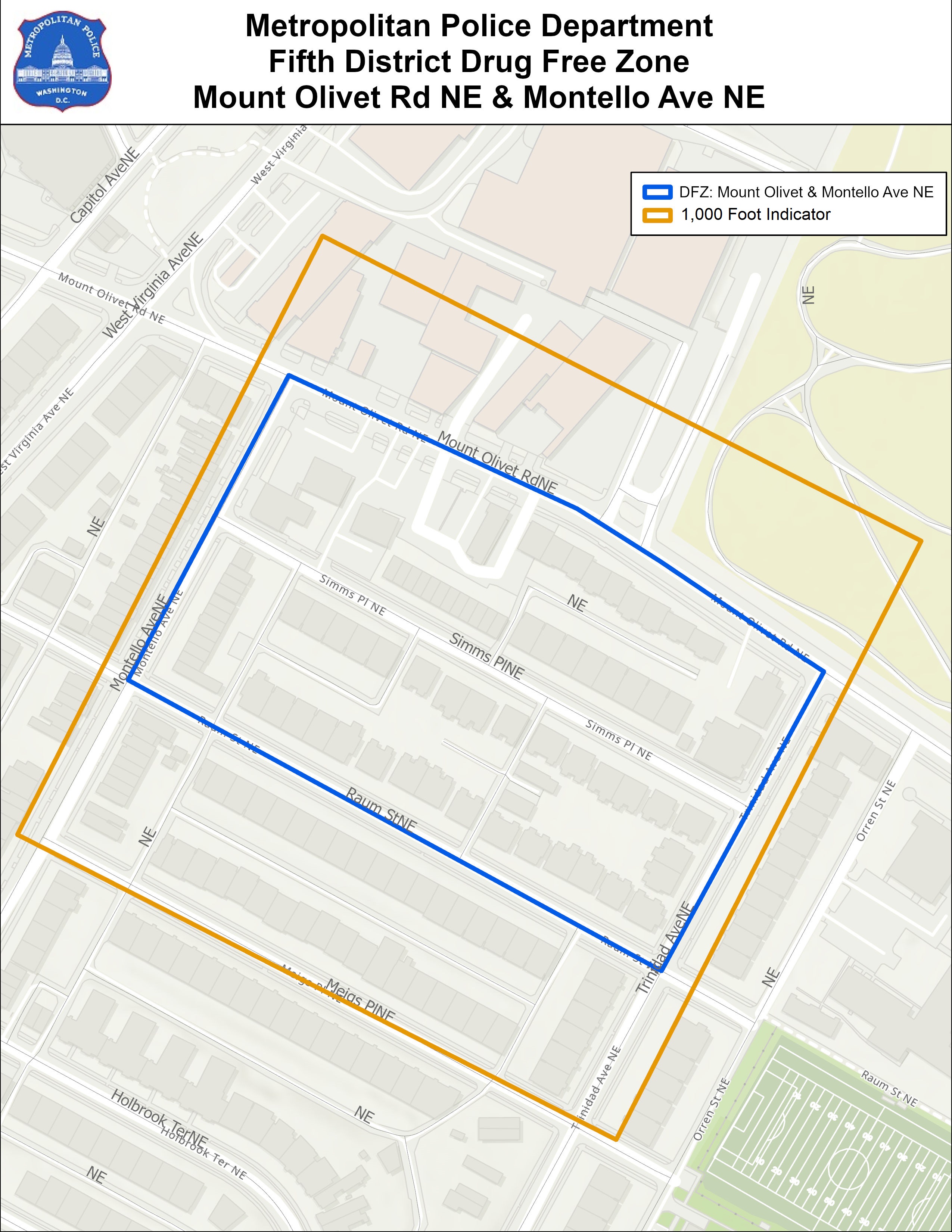 Designated Drug Free Zones | mpdc